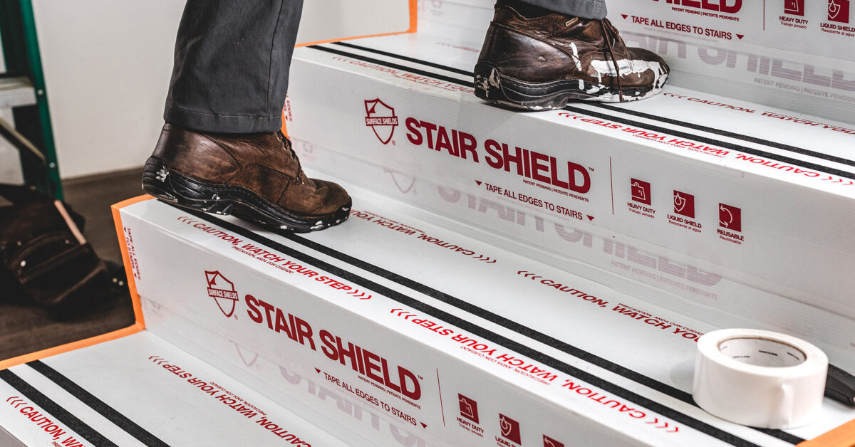 How to Protect Stairs During Construction - Surface Shields