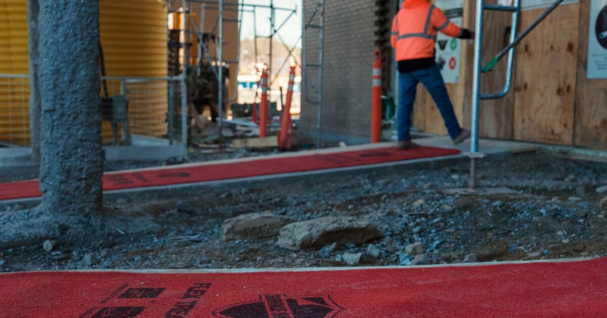 NEW Flex Tread Reusable Construction Mat | Surface Shields